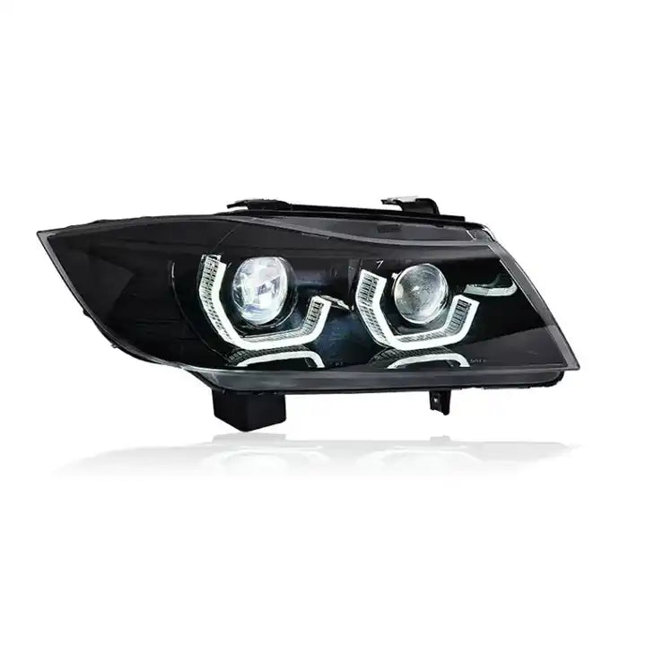 BMW 3 Series (E90 E91) - Complete Replacement Angel Eye Headlights (F3 ...